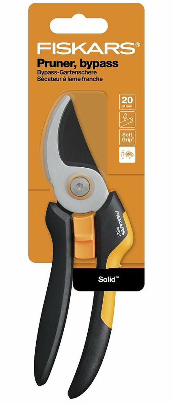Секатор плоскостной Fiskars Solid P321 (1057162) — фото 1