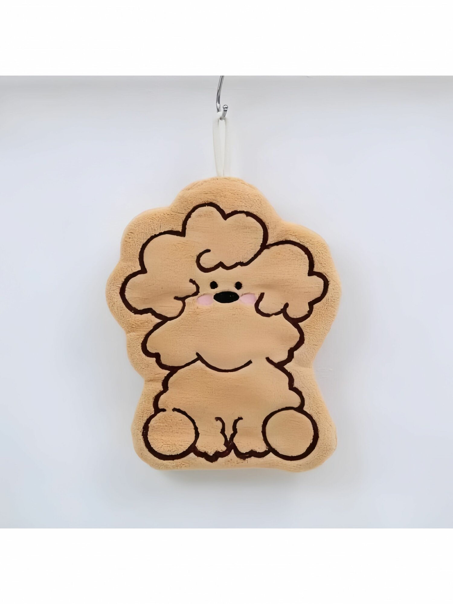 Мягкое полотенце из кораллового флиса с милым щенком, 21x25 см, супервпитывающее, безопасное для детей