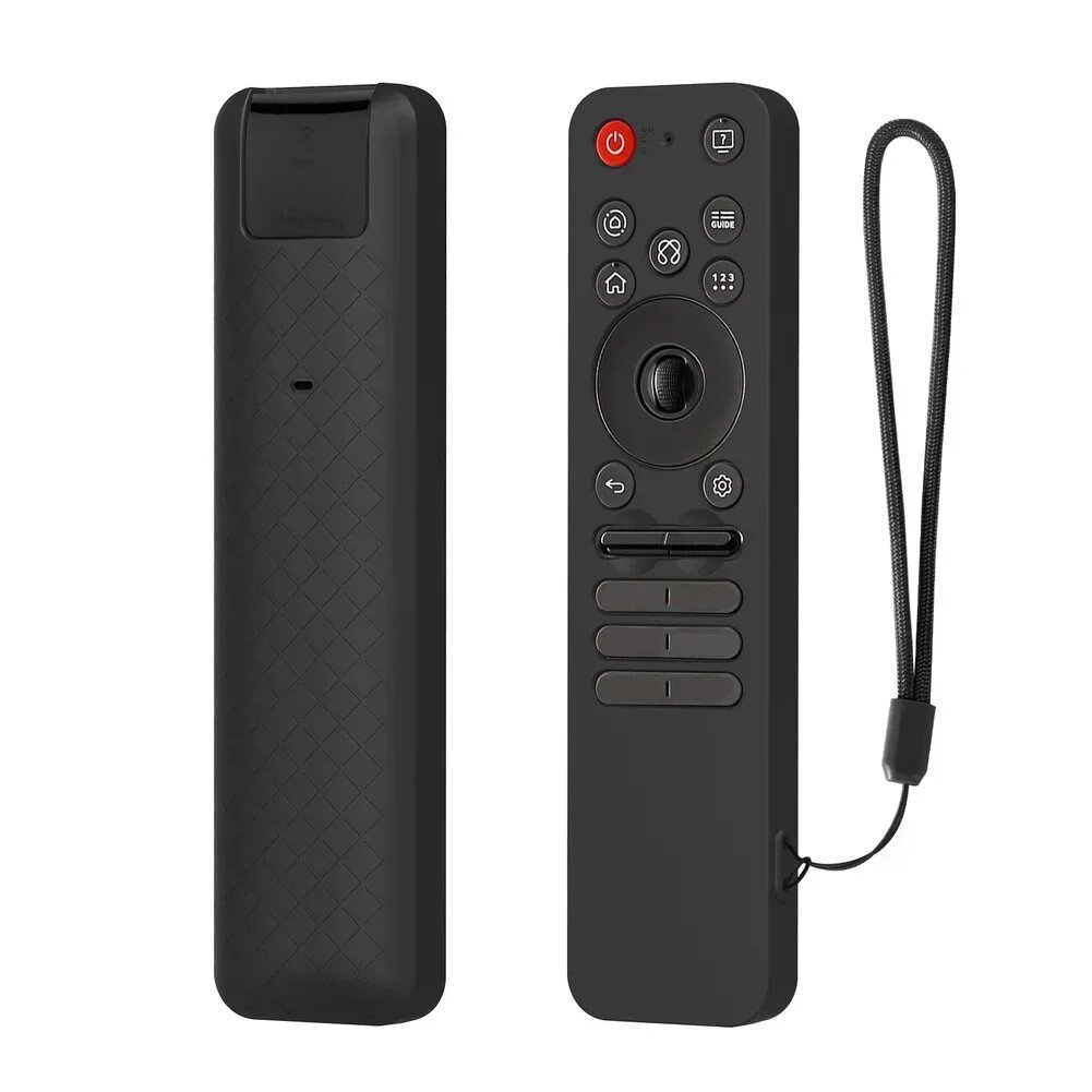 Силиконовый чехол для пульта LG MR25GA iHseno Черный, Black
