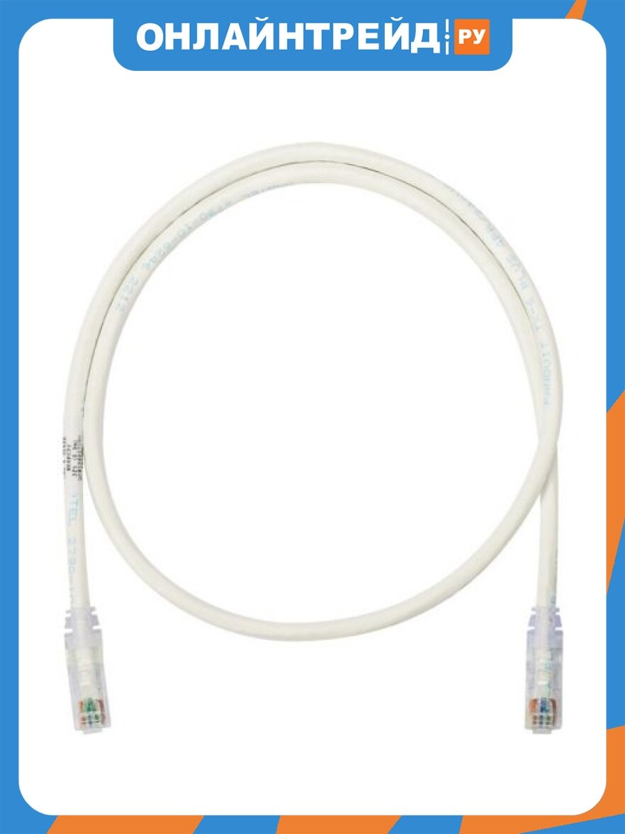 Патч-корд Panduit U/UTP кат.6 3м белый