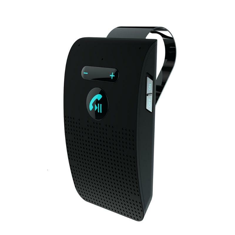 Автомобильный Bluetooth-передатчик для громкой связи и музыки, Черный