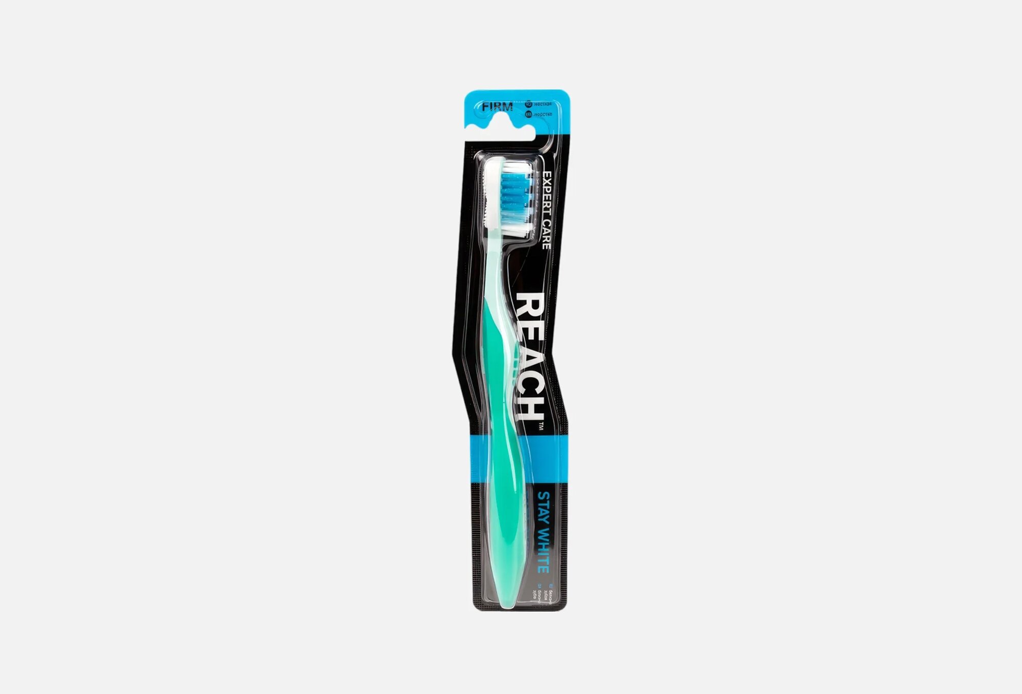 REACH Stay White Зубная щетка жесткая 1шт