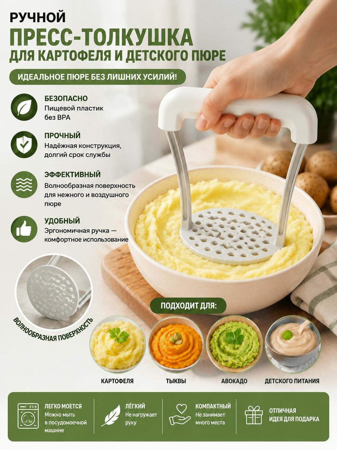 Толкушка для картофеля