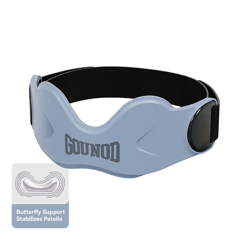 GOUNOD Компрессионный силиконовый наколенник для приседаний 1PC, Синий, BLUE