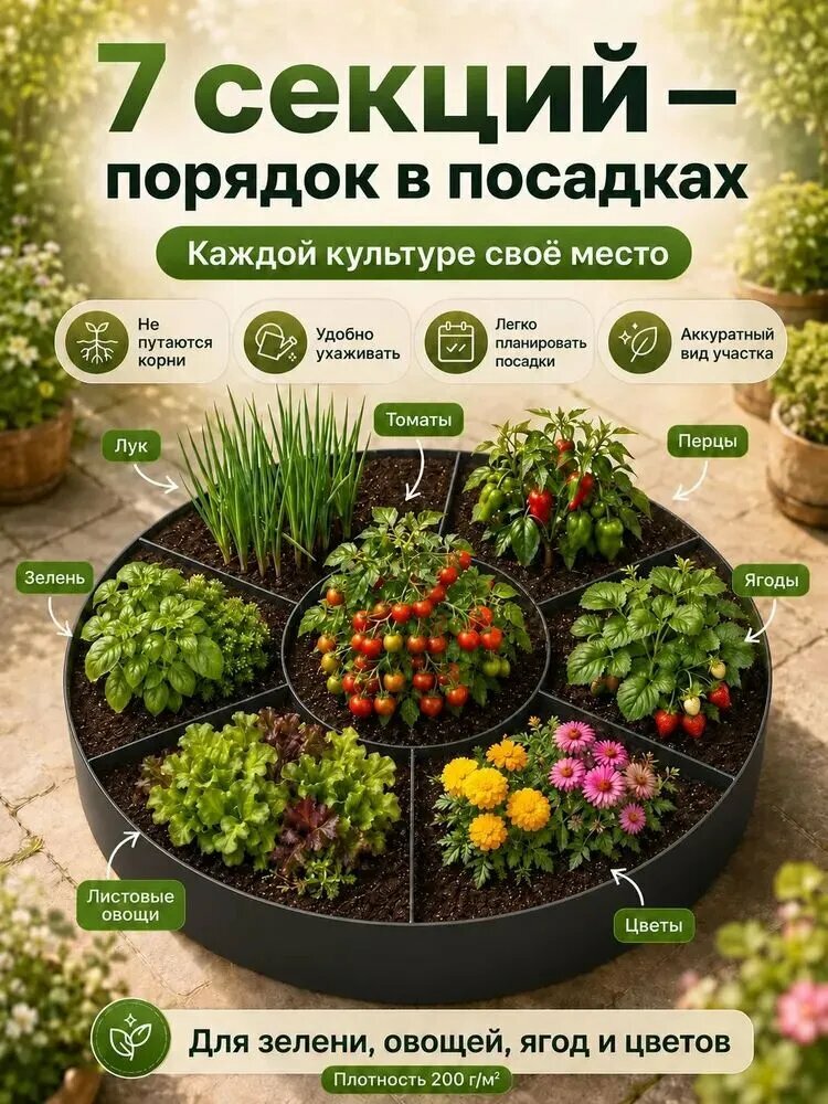 Грядка, 0.9х0.9 м — фото 1