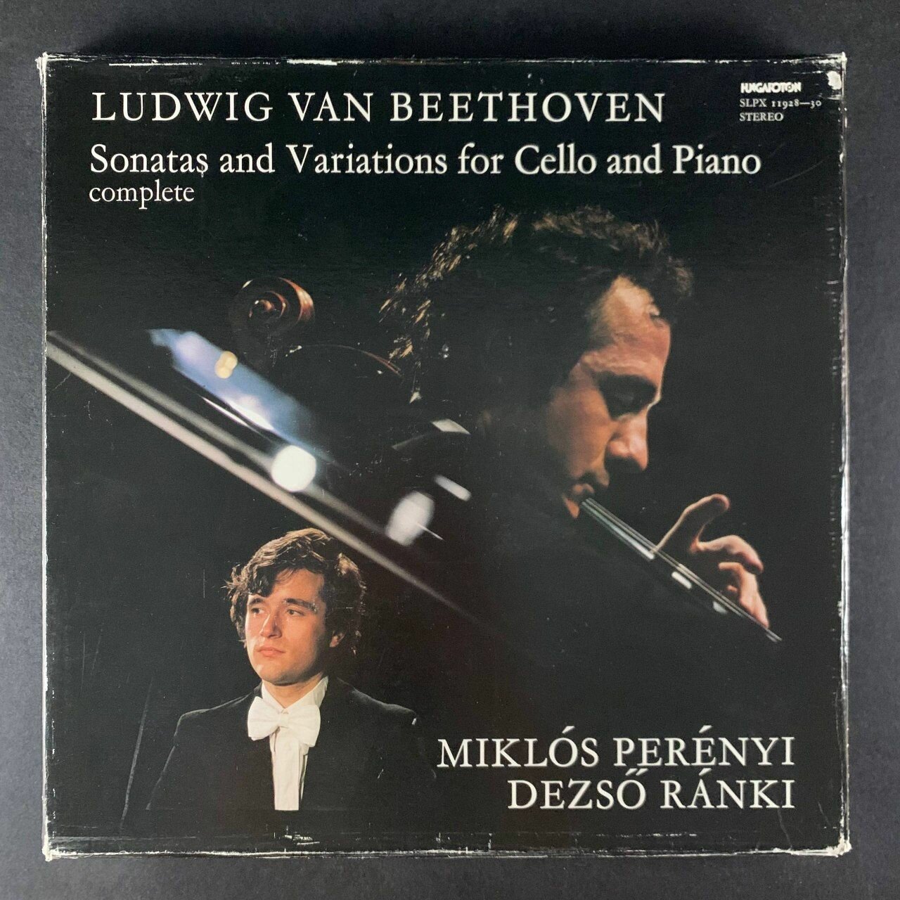 Ludwig van Beethoven, Miklos Perenyi, Dezso Ranki - Sonatas And Variations For Cello And Piano (Complete) (б/у виниловая пластинка, 3LP)