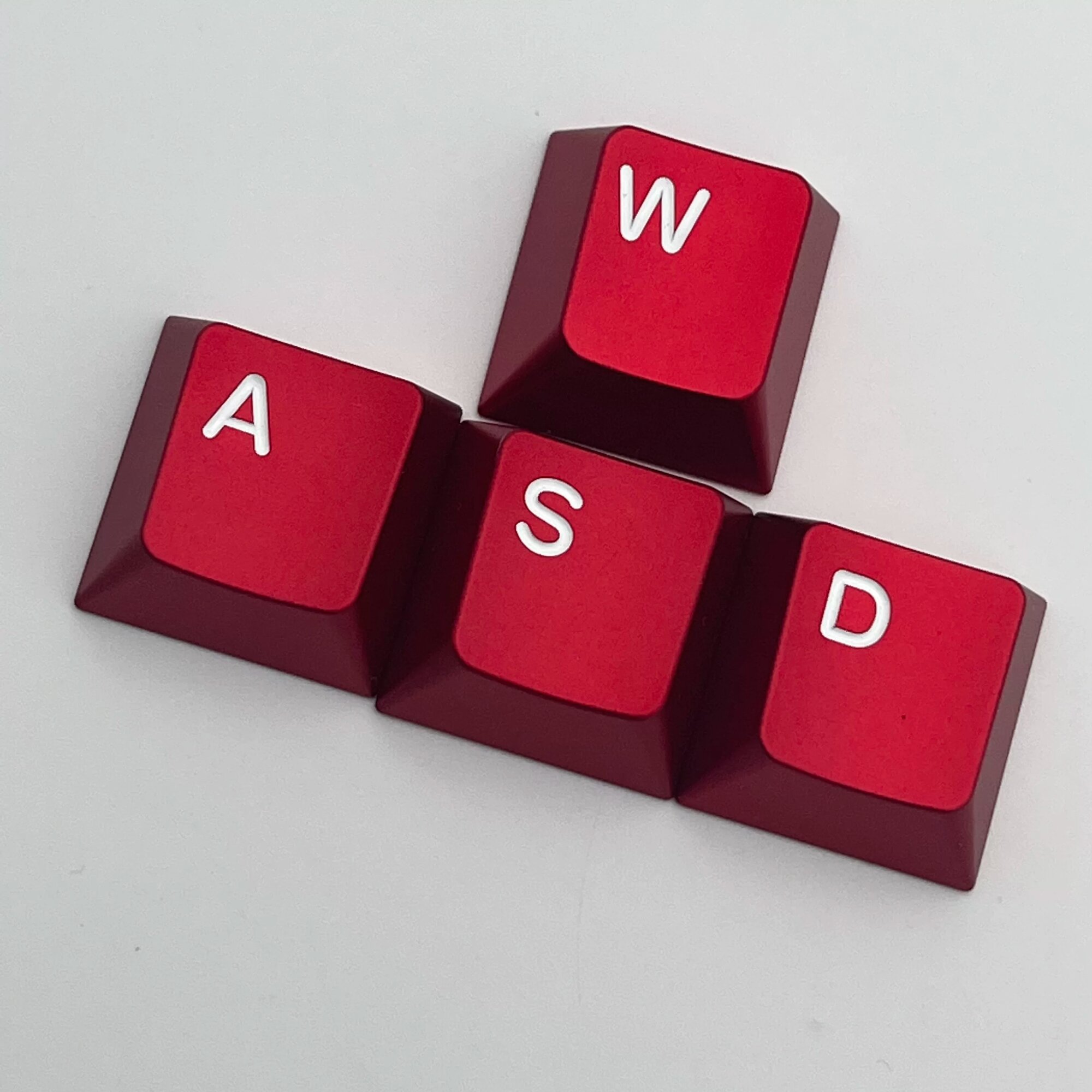 Металлические Кейкапы WASD Из Алюминия, Оригинальная Высота, Крестообразное Крепление Для Механической Клавиатуры