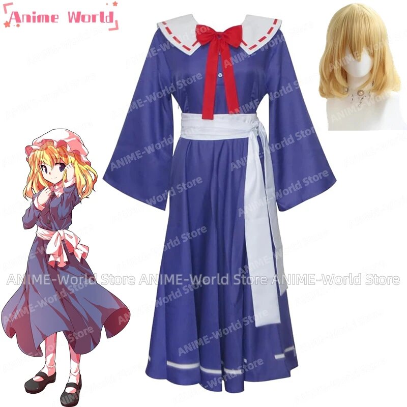 Косплей Костюм Персонажа Аниме Touhou Project Maribel Hearn, парик на Хэллоуин, Рождество
