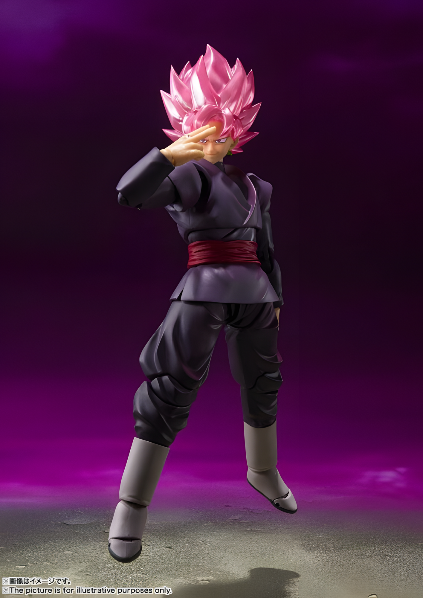 Аниме-скульптура Драконий шар Супер Черный Гоку подвижная фигурка/S. H. Figuarts Goku Black -Super Saiyan Rose "Dragon Ball Super"15CM