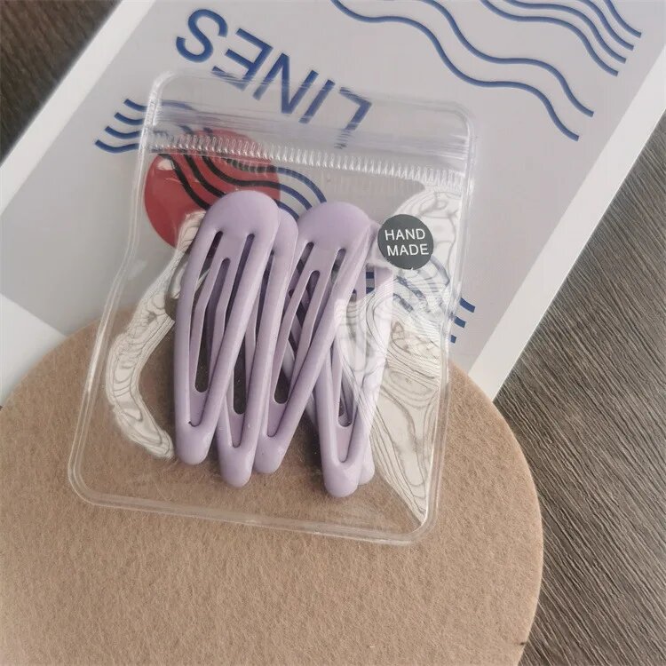 Заколки для волос 3/5 шт. Фиолетовый, 5pcs Lit purple(5cm)