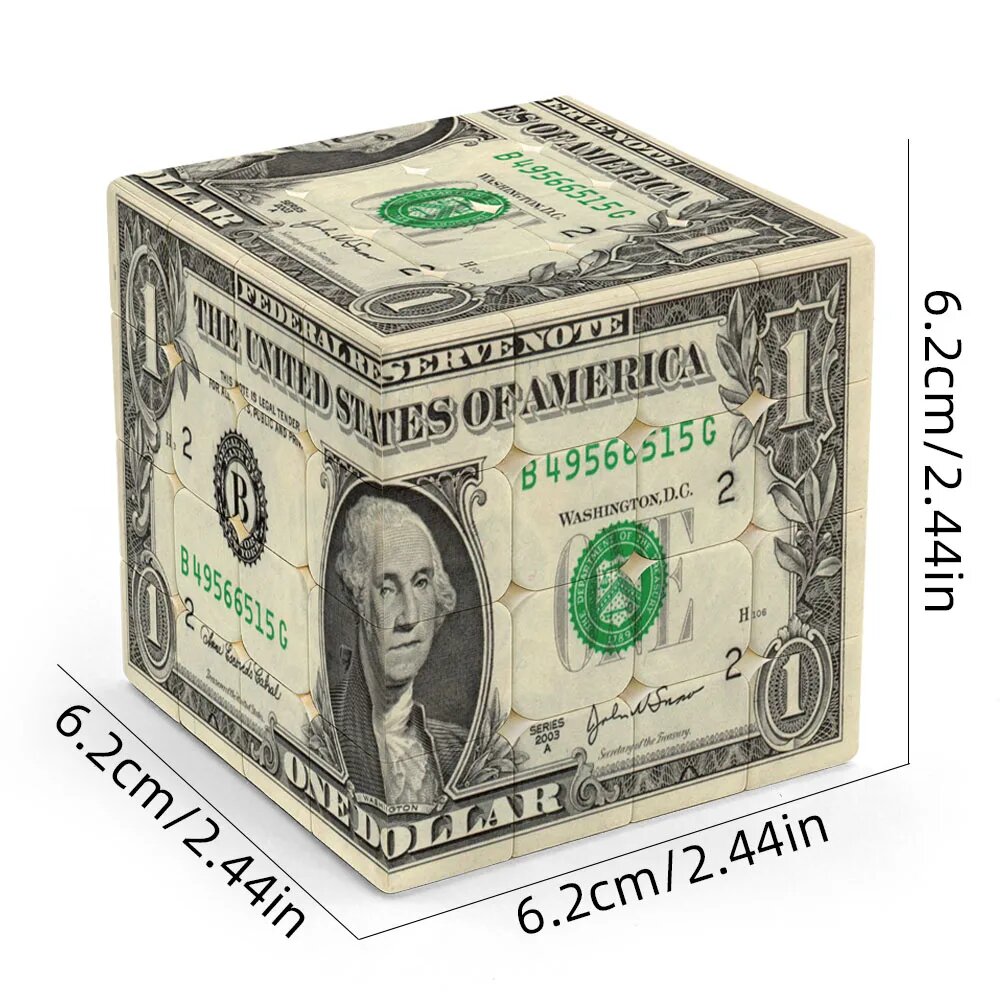 Набор кубиков ZIINA STAR Dollar Magic Cube 2x2, 3x3, 4x4 4x4-1 dollar-ZNX448