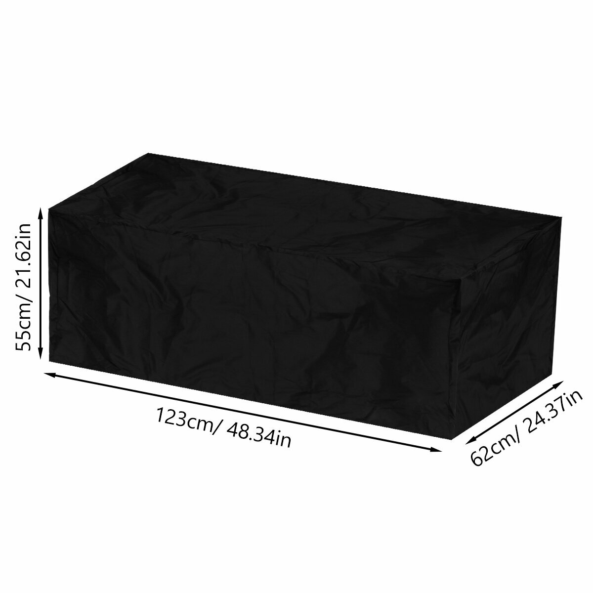 Водонепронимаемый Чехол Для Хранения Коробки 123X65CM Черный Цвет Легкий И Удобный В Переноске И Хранении