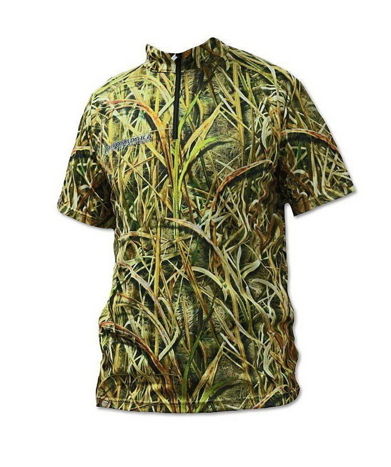 Футболка Kosadaka "Camouflage" Sunblock, размер L, UV защита, кор. рукав