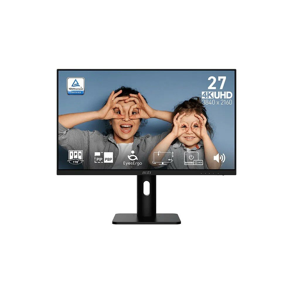 27" Монитор MSI PRO MP273UP E6, IPS, 3840x2160, 60 Гц (9S6-3PB49H-414)
