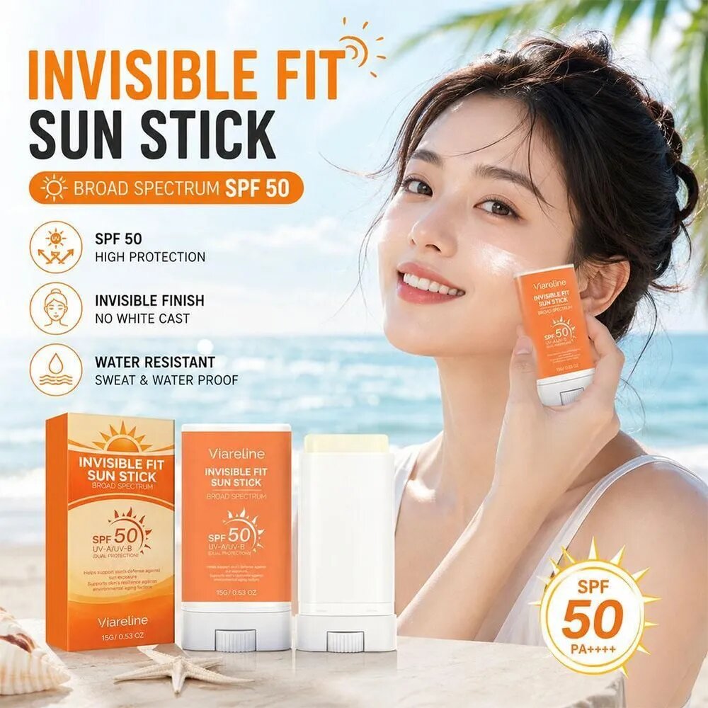 Гельтек Солнцезащитный спф стик для лица и тела SPF 50+ водостойкий матовый от загара, 15 г
