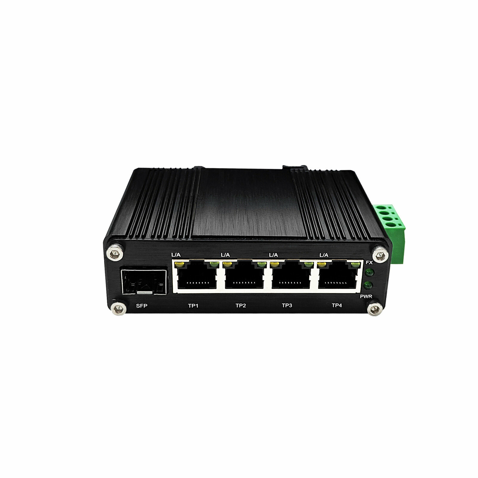Коммутатор Мини E-Link 4 Port RJ45 + 1 10/100/1000Mbps гигабитный Ethernet Switch Ethernet-коммутатор 12-48V