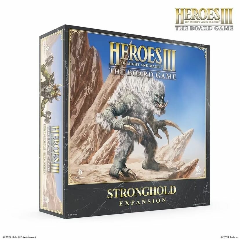 Дополнение для настольной игры Heroes of Might and Magic III - Stronghold на английском языке