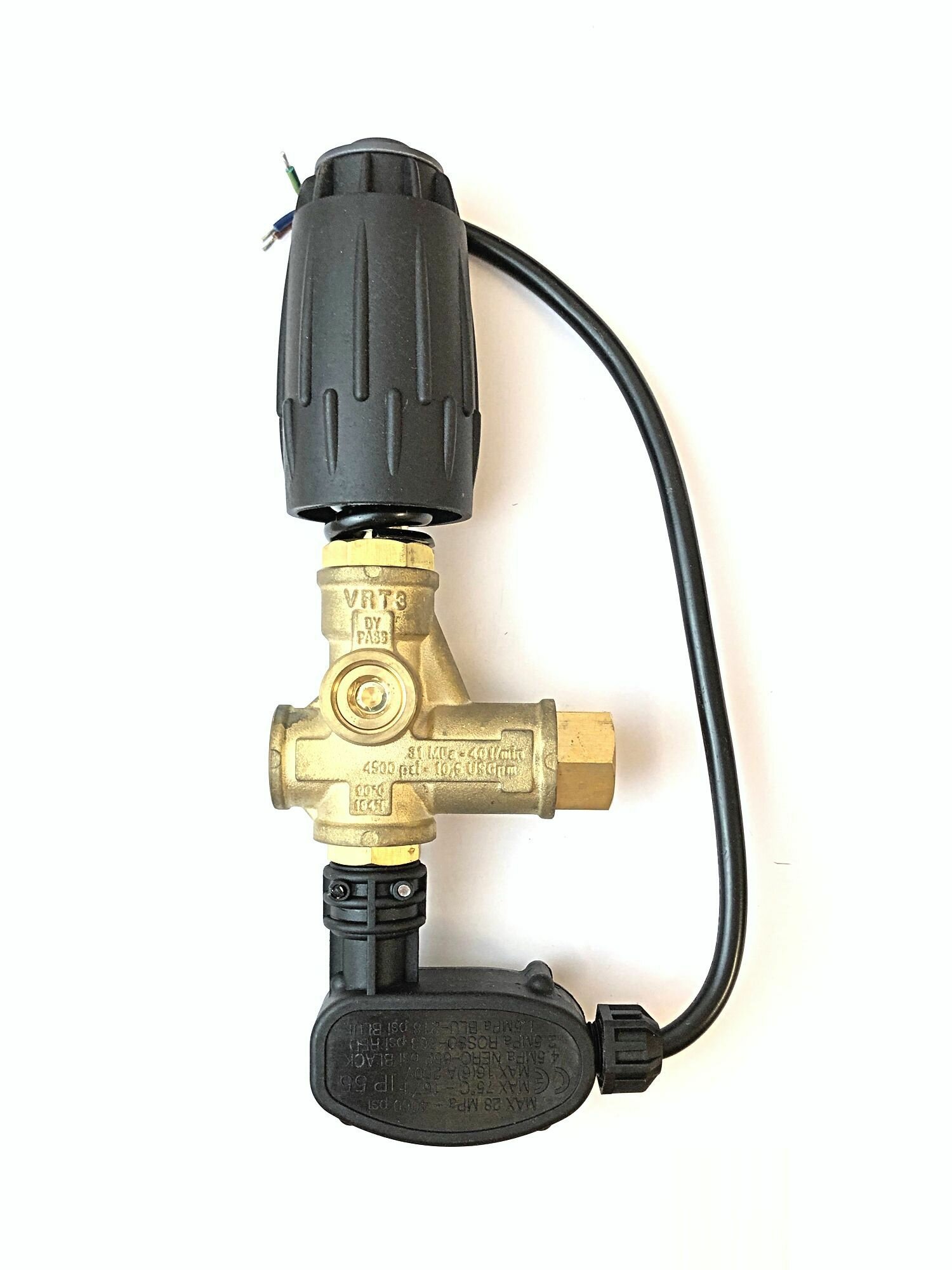 Регулятор давления VRT-3 310 бар 3/8"F, 40 л/мин. с микровыключателем Total Stop (аналог)