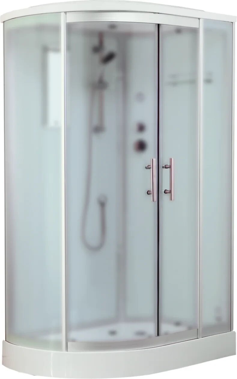 Душевая кабина Timo Standart T-6602SRF Silver Fabric R с низким поддоном