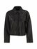Куртка WEEKEND Cropped lamb leather jacket, размер 34