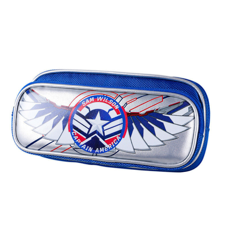Ice snow kids large capacity pencil pouch with cartoon design and durable eva material for school grey