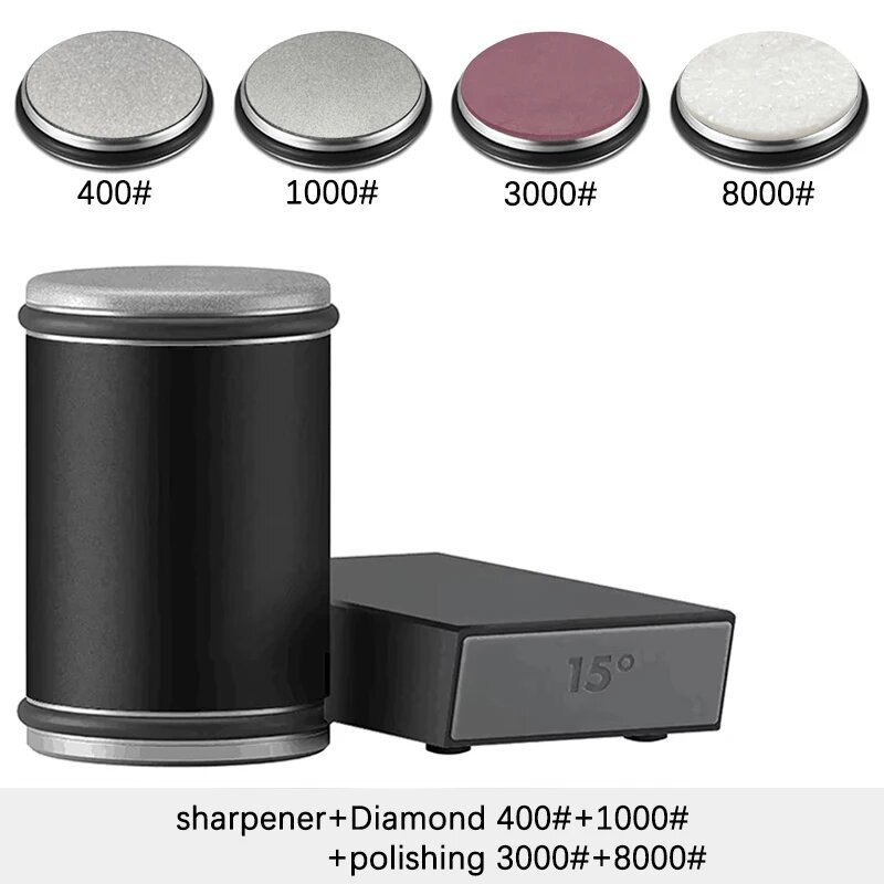 Точилка для ножей алмазная 400/1000/3000/8000#, SET-J