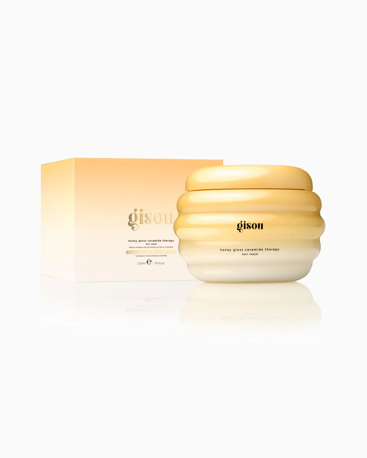 Gisou Маска для волос Honey Gloss Ceramide Therapy Hair Mask, 230 мл