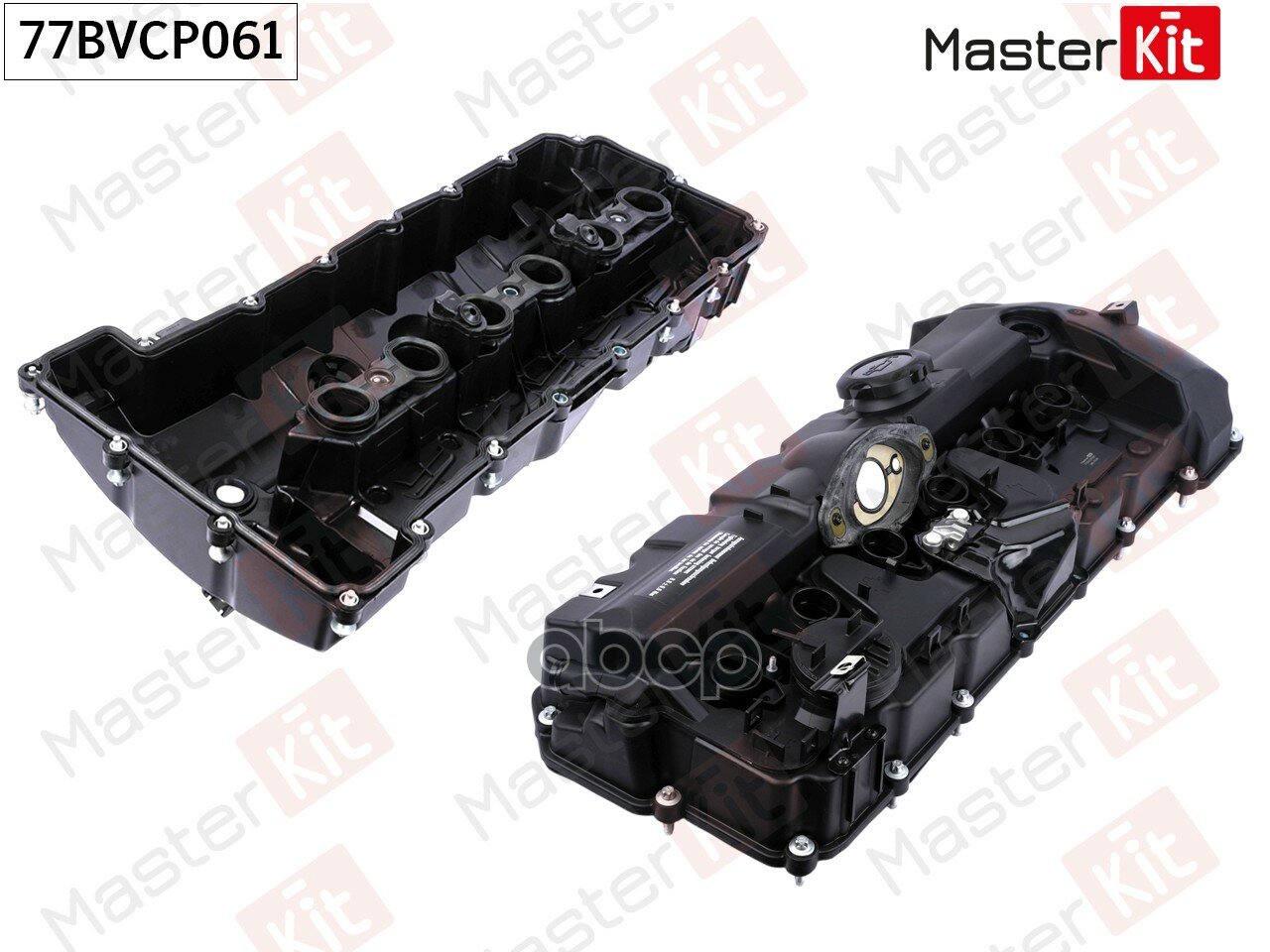 Крышка клапанная BMW 3(E90),5(F10), X3(F25) 04-17 (N52B30A, N52B30B) MasterKit арт. 77BVCP061