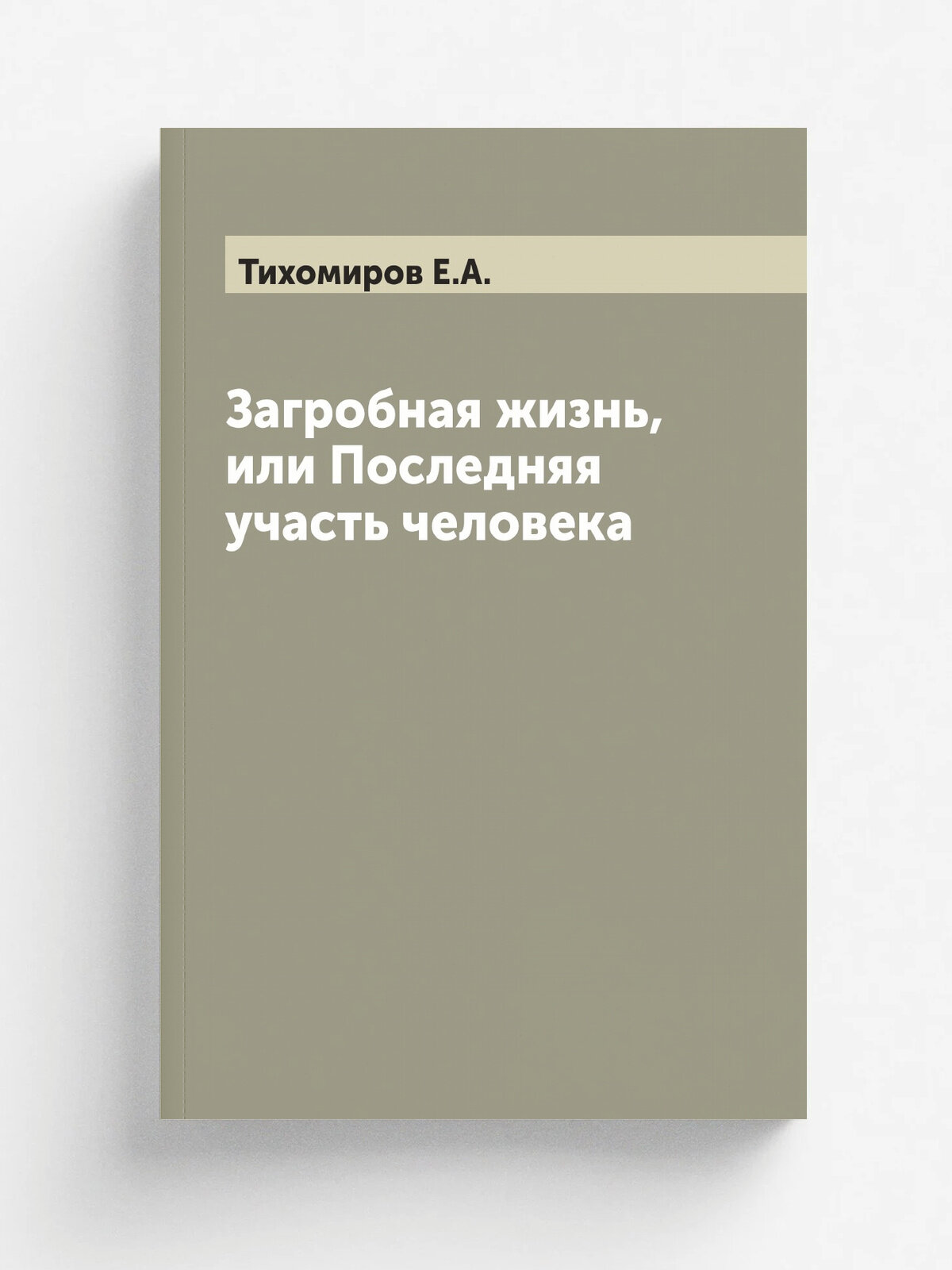 Загробная жизнь, или Последняя участь человека