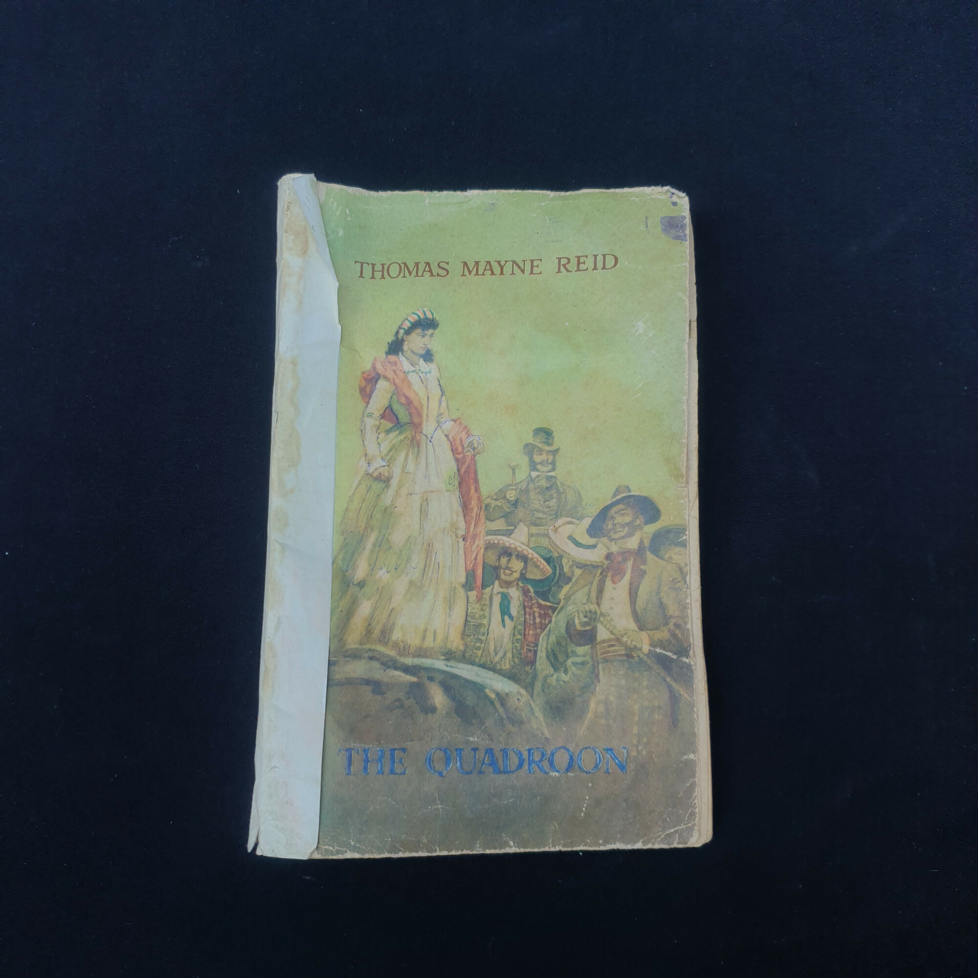 Книга винтажная, СССР. Майн Рид Квартеронка, на английском языке, Учпедгиз, 1962
