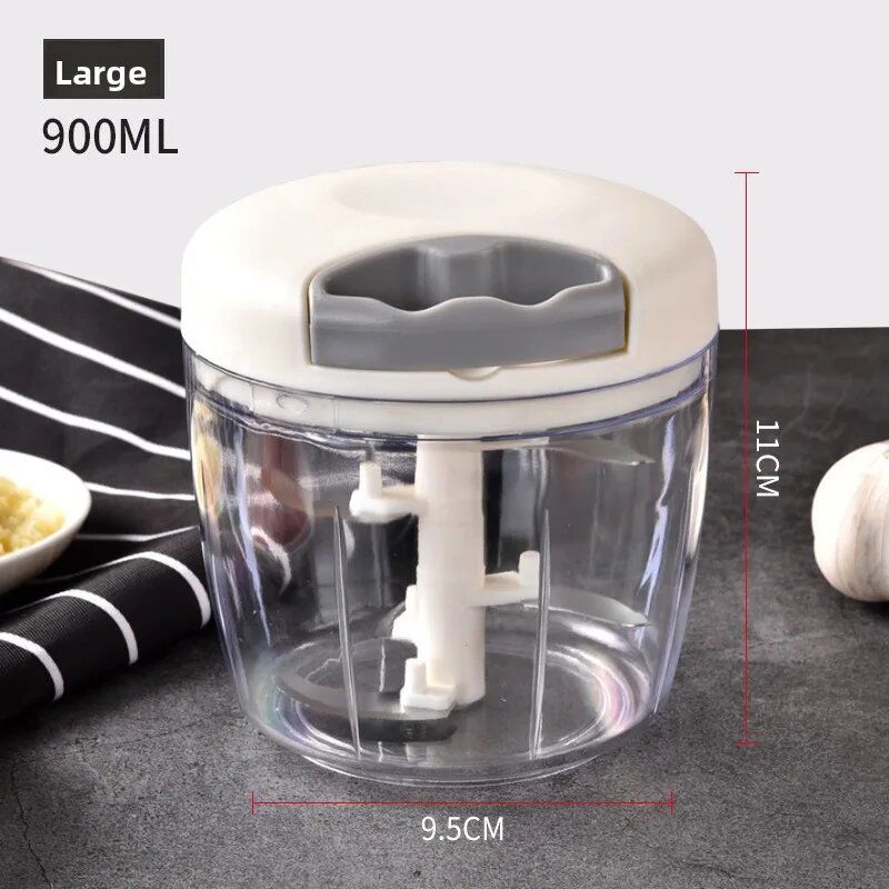 Ручная мясорубка 500/900 мл розового цвета Белый, white 900ML