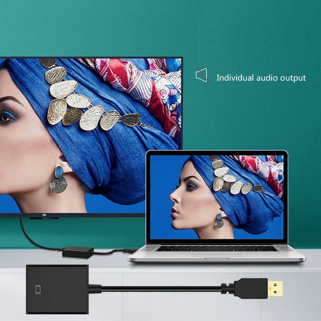 USB3.0 Видеоадаптер 1080P — фото 1