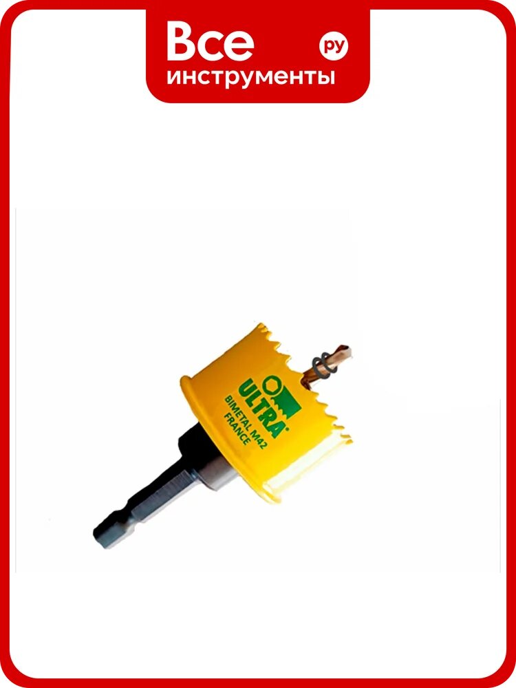 Коронка по металлу с хвостовиком 95x20мм Bi-Metall HSSE-Co8(M42) 4-6tpi Ultra CH 95
