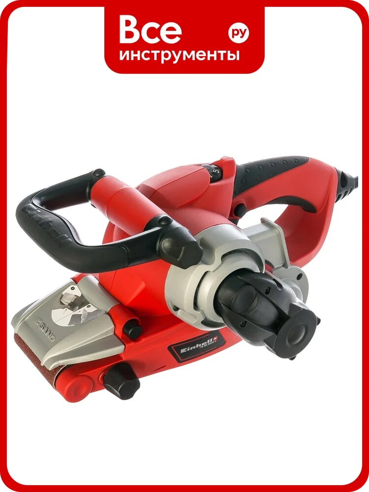 Ленточная шлифмашина Einhell TE-BS 8540 E 4466230 с щеточным двигателем и подключением к пылесосу