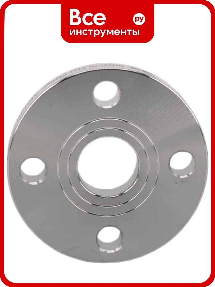 Фланец плоский NEWKEY DIN2576 нержавеющий, AISI316 DN25 (1) (33,7мм), (CF8M), РN10/16 NK-FD25/6