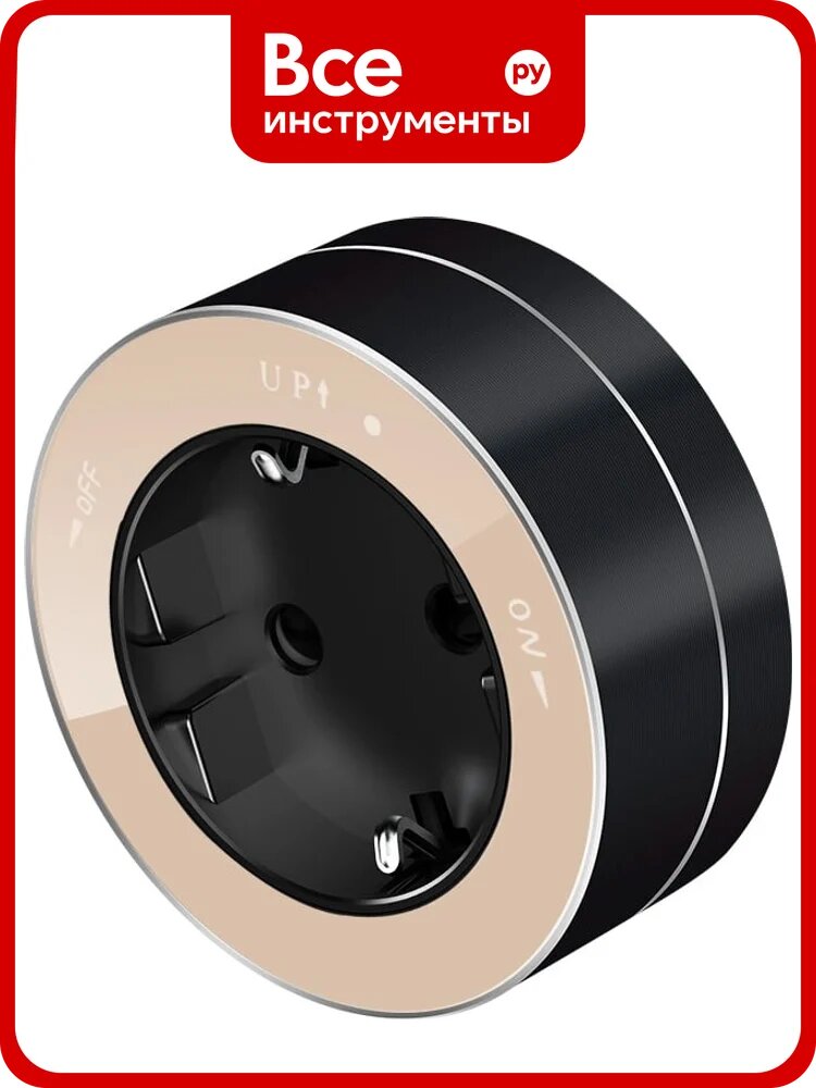 Розетка Systeme Electric MULTITRACK 2К+З, круглая, 16 А/250 В, песочный MTK13001P