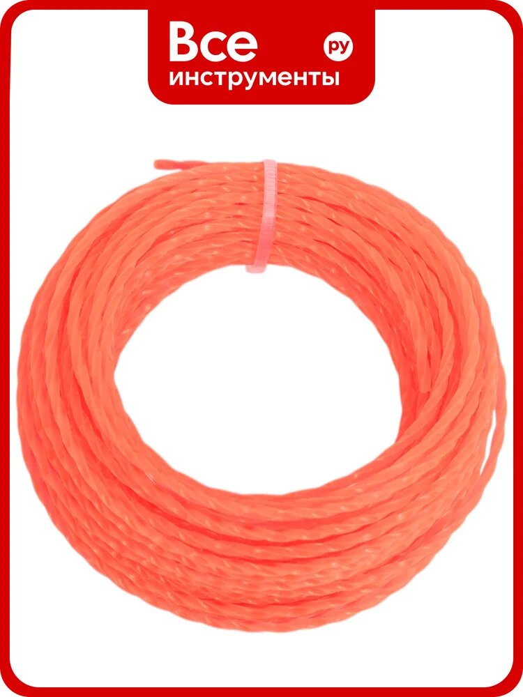Леска бесшумная для триммера ProLine 2.4 мм, 15 м, витая REDVERG 990205 6679888
