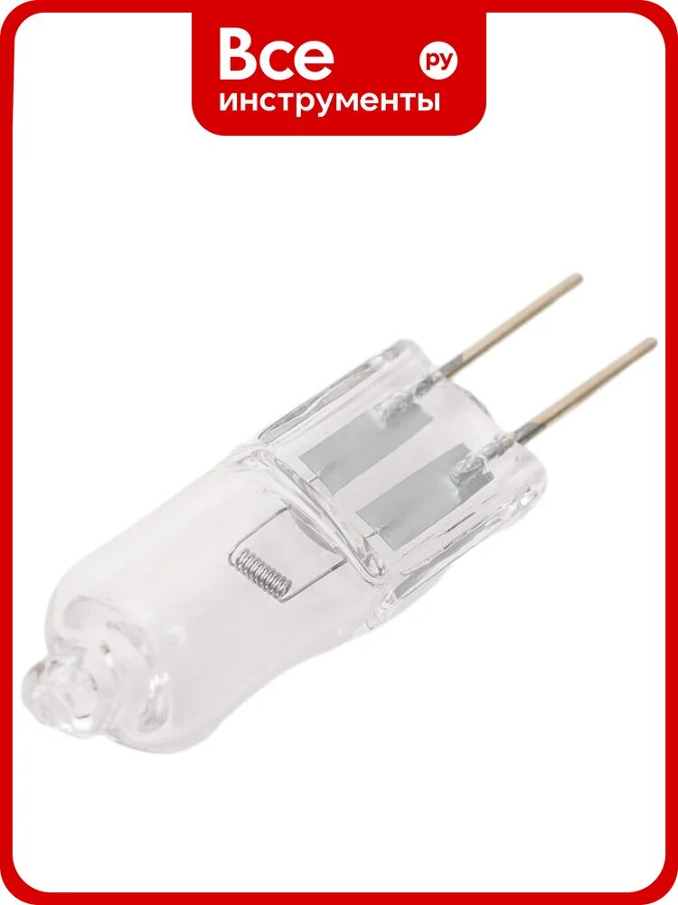 Галогеновая лампа Микромед 6V/20W G4 23176, тип капсула, прозрачный корпус, специальное назначение