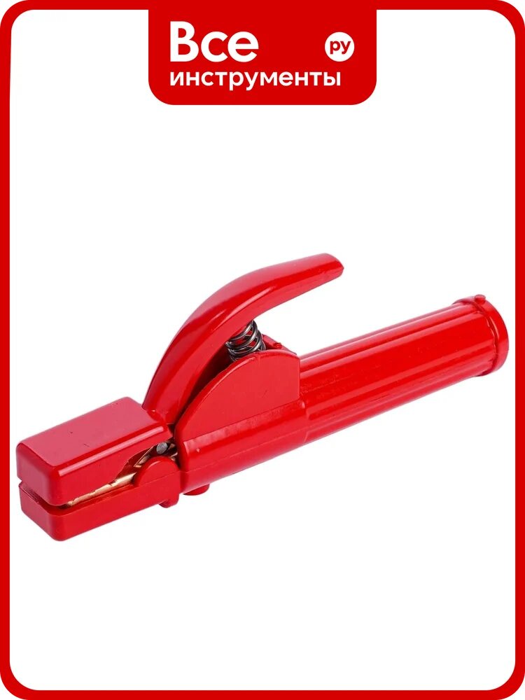 Электрододержатель (железный) (эконом) Weld HOLDER 500 A, пружинный крокодил, промышленный тип, высокотоковый