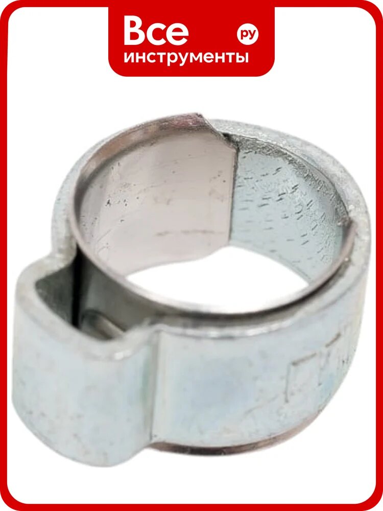 Хомут ушной MIKALOR 1 ухо, W1, с внутренним кольцом из нерж. стали W4, 8.0-9.5, 100 шт. M-03011010