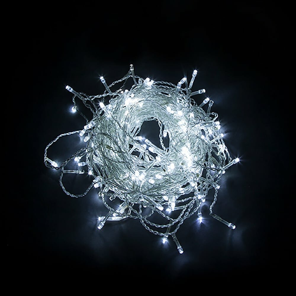 Гирлянда FERON Штора 230V 240 LED 5000K, IP44, шнур 3м, CL20 32334 — фото 1