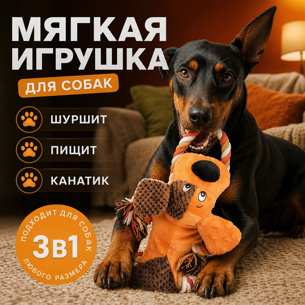 Интерактивная игрушка для собак, интерактивная игра, для активной игры
