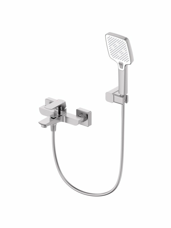 Смеситель для ванны с душем Wonzon & Woghand Forza WW-639031-1-BN брашированный никель, латунь, современный