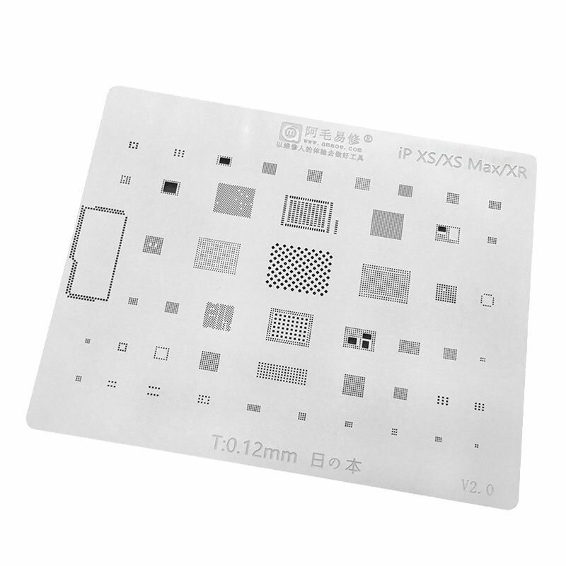 Трафарет AMAOE для iPhone XS / XS Max / XR T:0.12mm