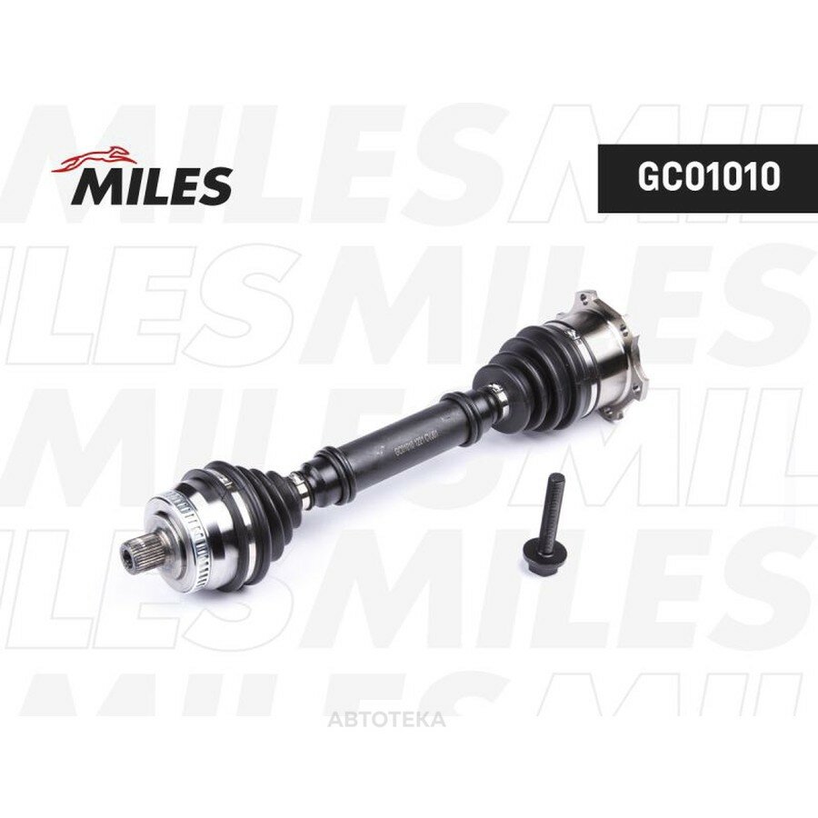 Привод в сборе левый AUDI A4/VW PASSAT 1.6-2.0 95-00 (ABS) (GKN 301209) GC01010 MILES GC01010