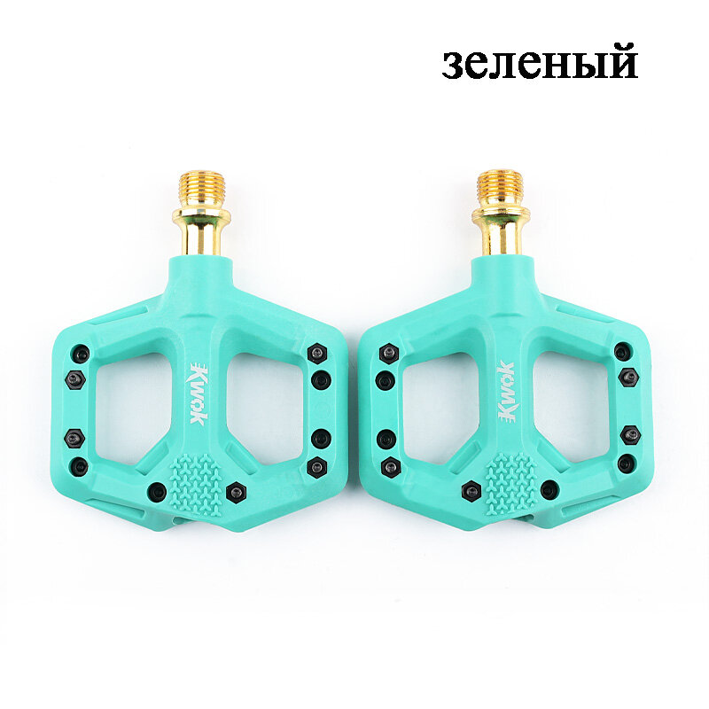 Педали для горного и шоссейного велосипеда, нейлоновые, сверхлегкие, с 3 подшипниками, противоскользящие, деталь для велосипеда.