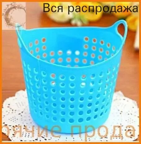 Портативная мини пластиковая настольная корзина для хранения канцелярских принадлежностей и косметики