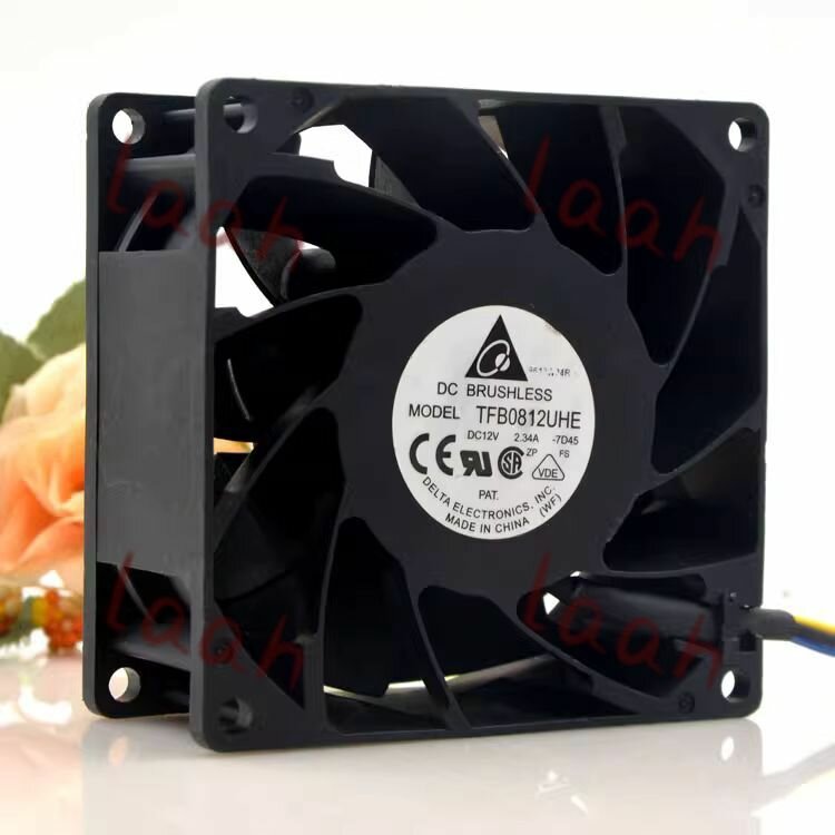 TFB0812UHE 12V 2.34А 80*80*38mm Вентилятор охлаждения с контролем температуры кулер 80мм терморегулятор для радиатора