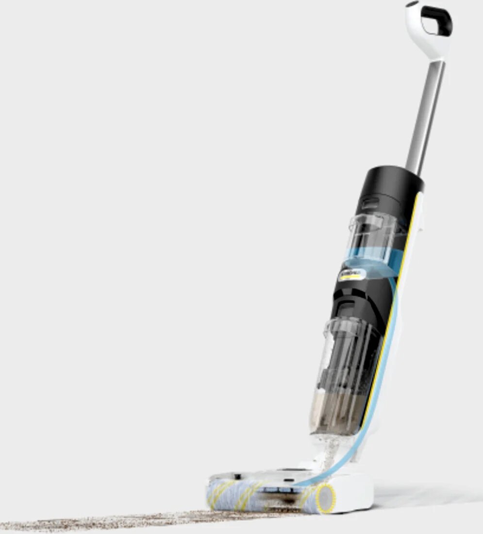 Вертикальный пылесос Karcher FCV 4 Dry, 1.056-135.0, моющий, с турбощеткой, станция с самоочисткой