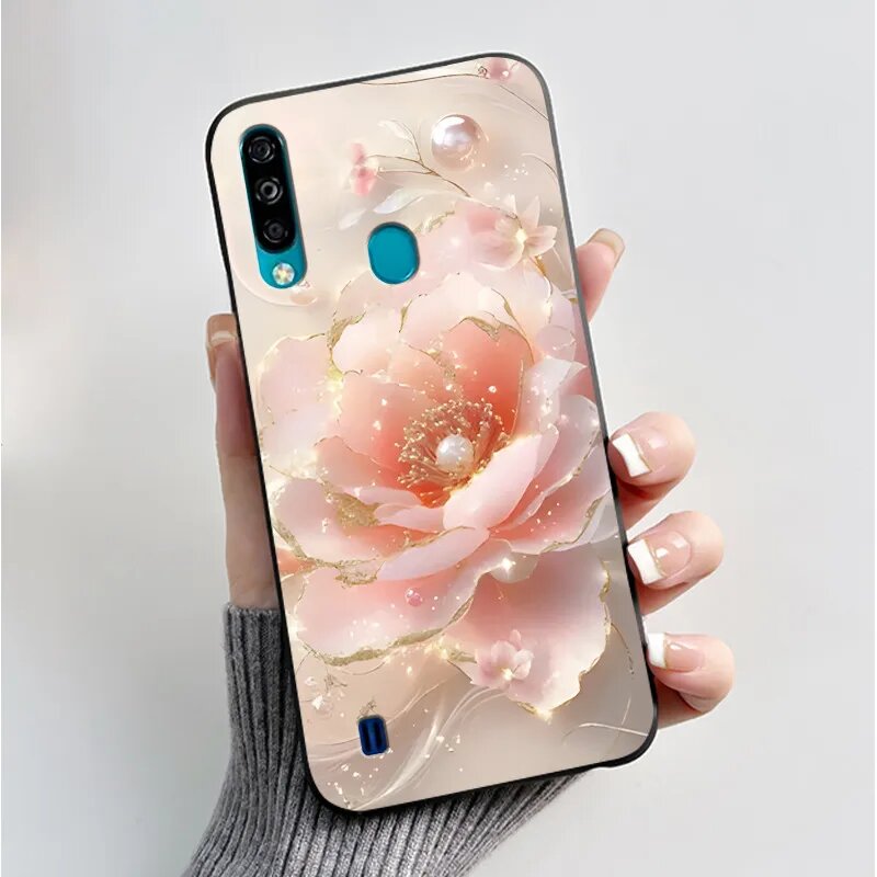 Чехол с принтом для ZTE Blade A7 A5 A3 2020, мягкий силиконовый черный TPU-TPU334, ZTE Avid 579